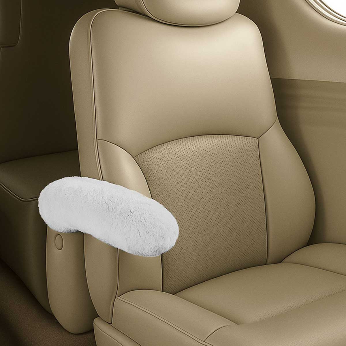 1965 Piper Twin Comanche Custom Aircraft Sheepskin Armrest Covers