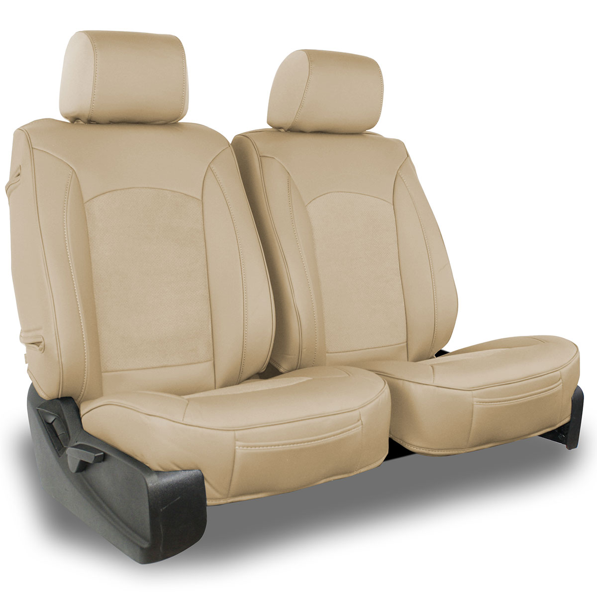 2004 Volvo XC70 Semi-Custom Leatherette & Suede Combo Seat Covers ...